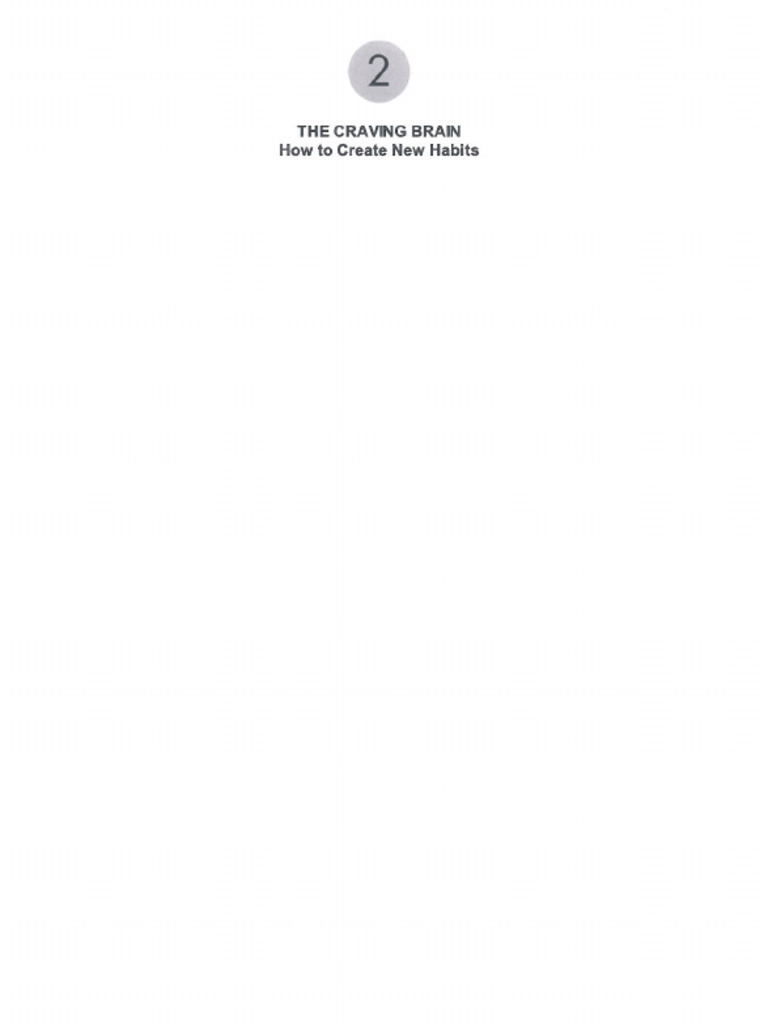 The Power of Habit-The Craving Brain | PDF