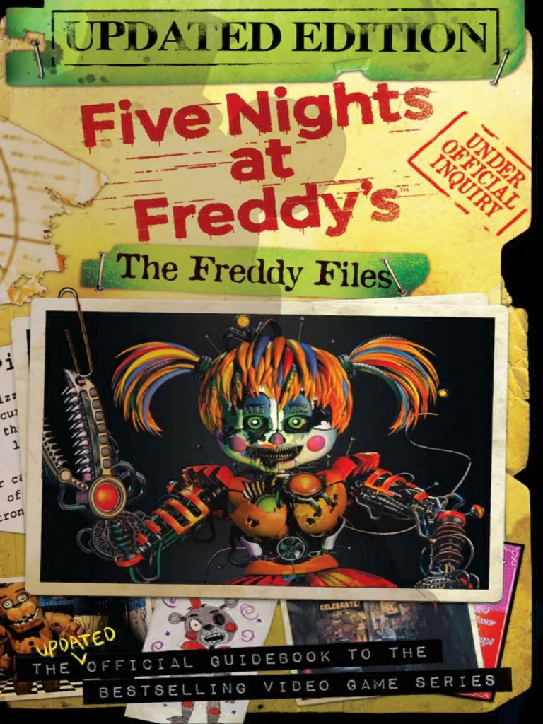 Five Nights at Freddys The Freddy Files Updated Edition (Scott Cawthon ...