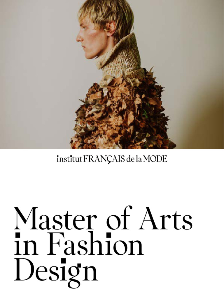 Plaquette MA Fashion Design | PDF | Aesthetics | Fashion