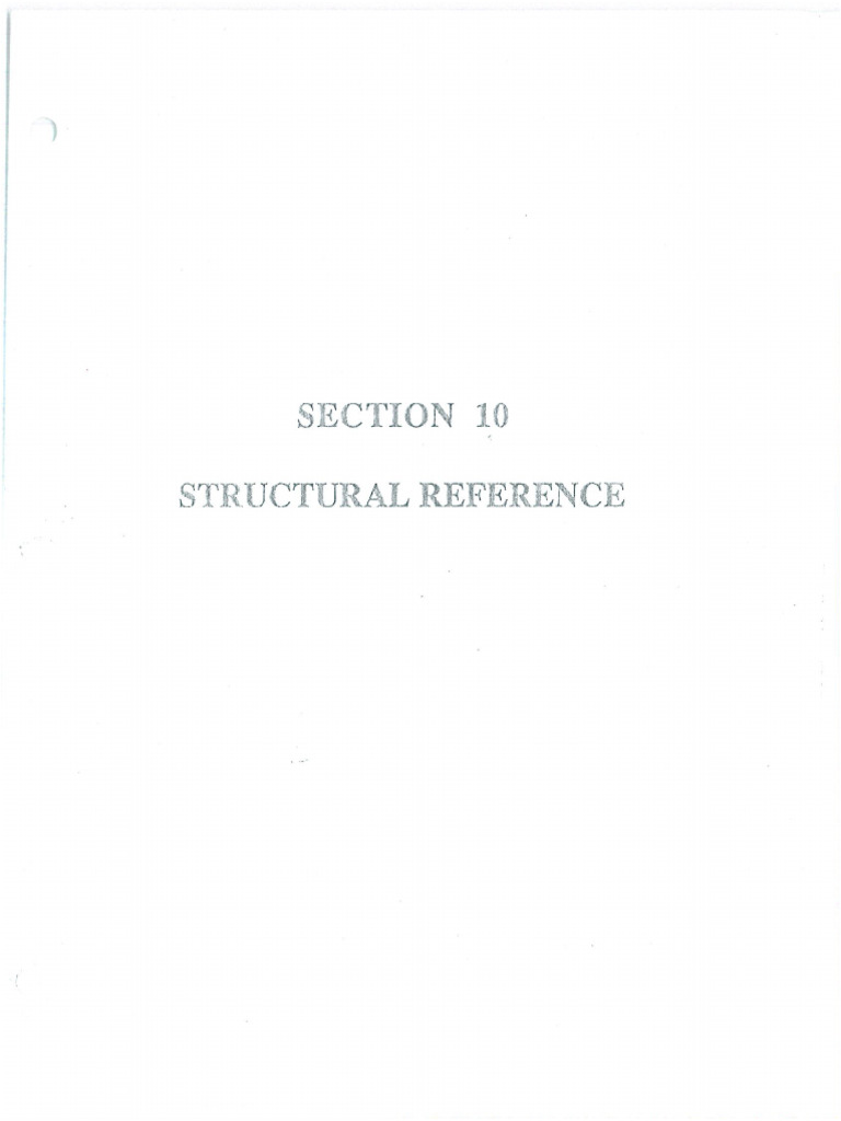 SECTION 10 STRUCTURAL REFERENCE | PDF