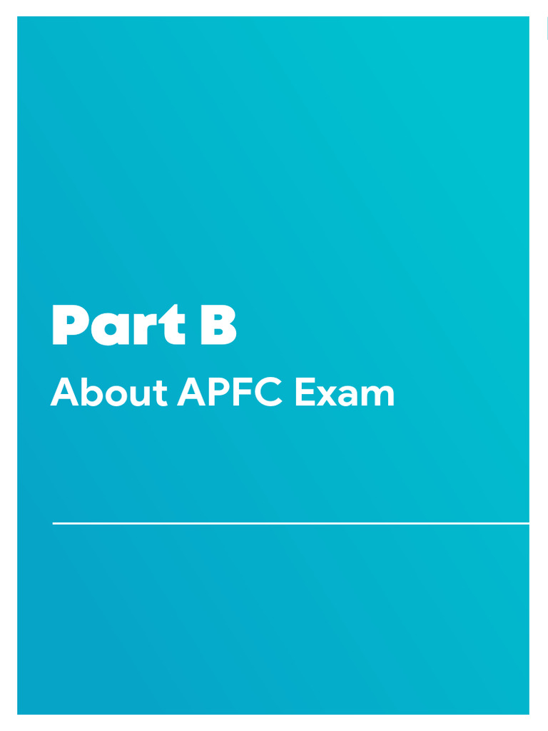 APFC Exam Structure and Stages | PDF