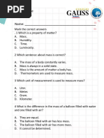 Be a Maths Master Assessment.pdf | PDF