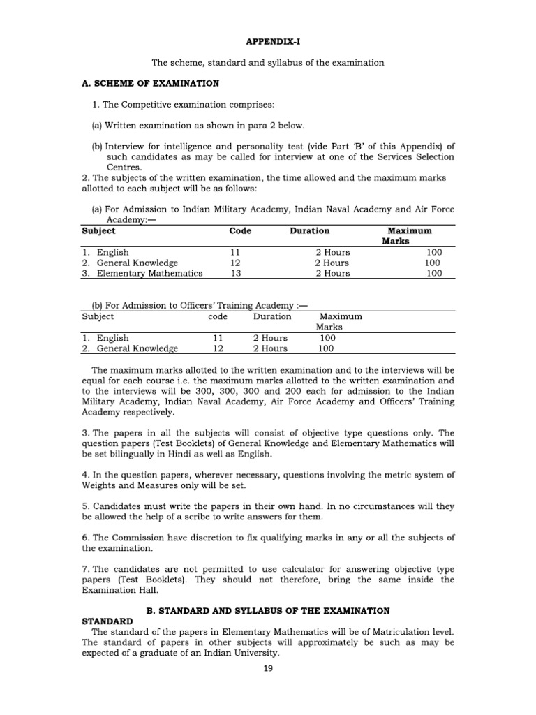 Cds Syllabus | PDF