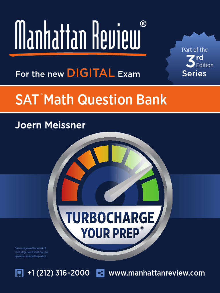 SAT Math Question Bank for Digital Exam | PDF | Sat | Equations