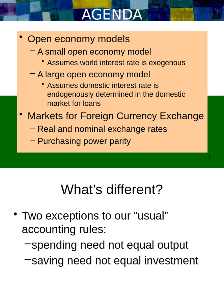 Open Economy Models and Trade Dynamics | PDF | Exchange Rate | Currency ...