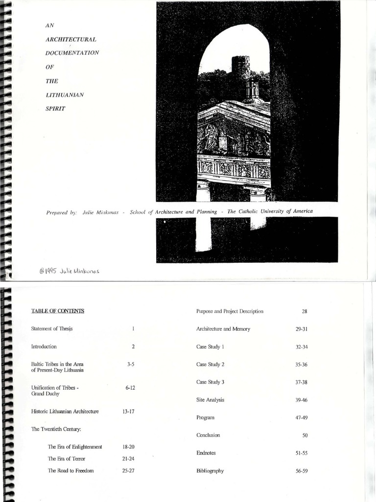 An Architectural Documentation of The Lithuanian Spirit - Lukiskiu ...