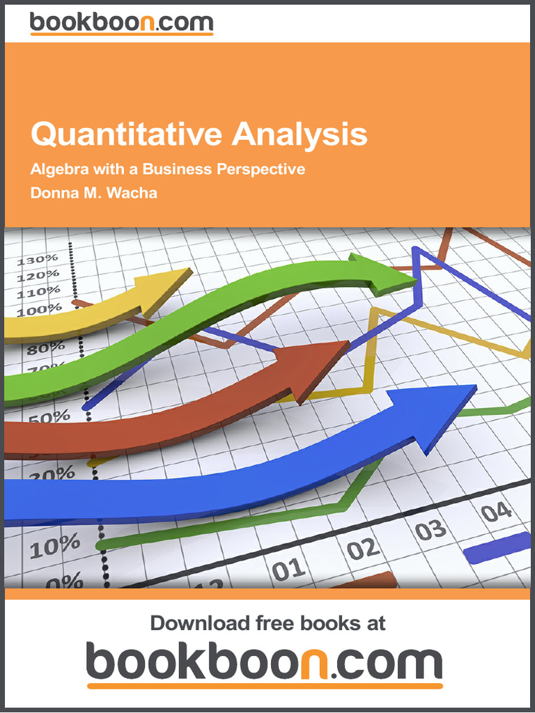 Quantitative Analysis | PDF | Matrix (Mathematics) | Quadratic Equation