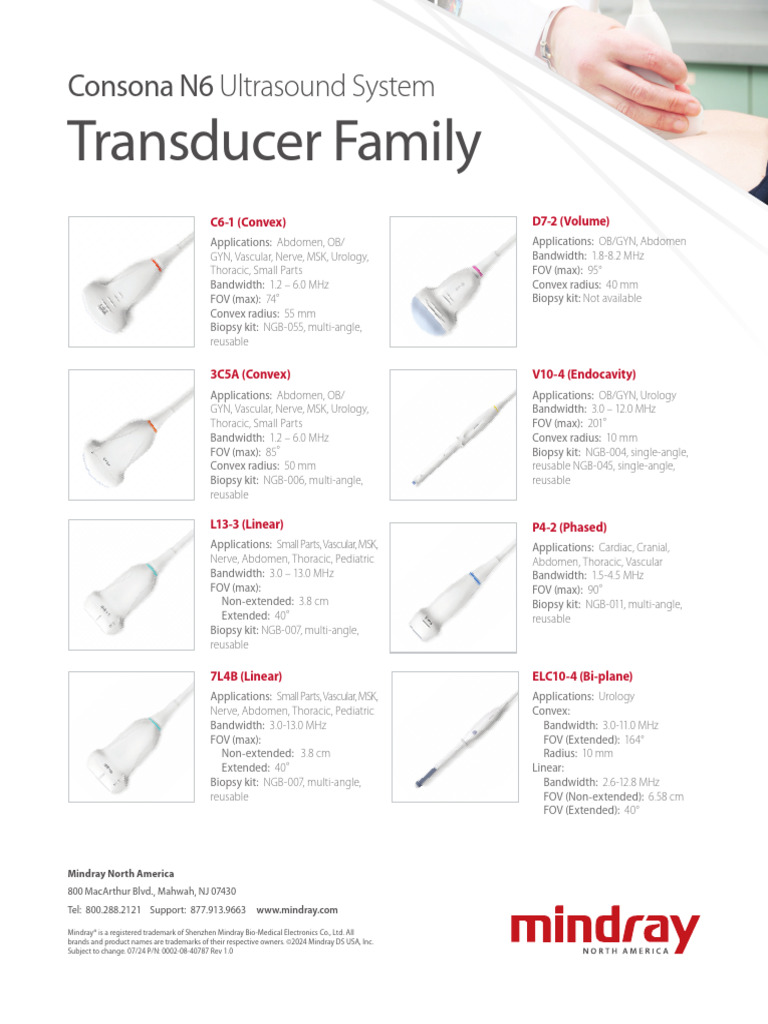 Mindray Consona N6 Ultrasound Overview | PDF