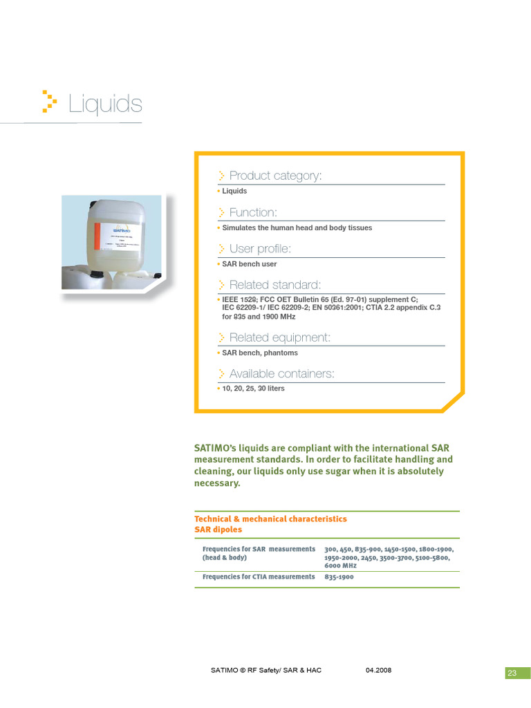 SAR Liquid | PDF