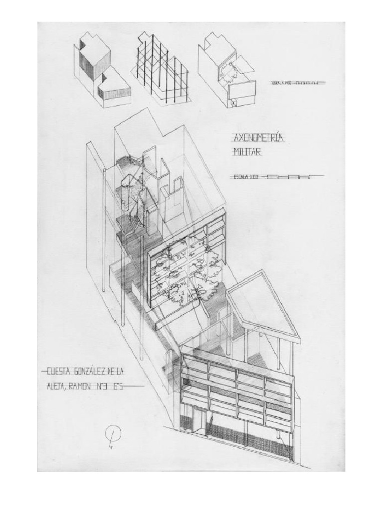 Axonometrica y Detalles de La Casa Curutchet | PDF
