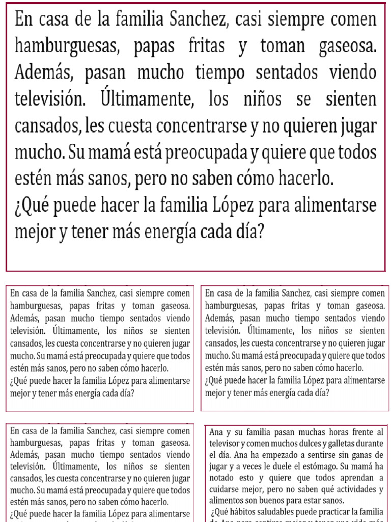 Aprendemos Habitos Saludables | PDF