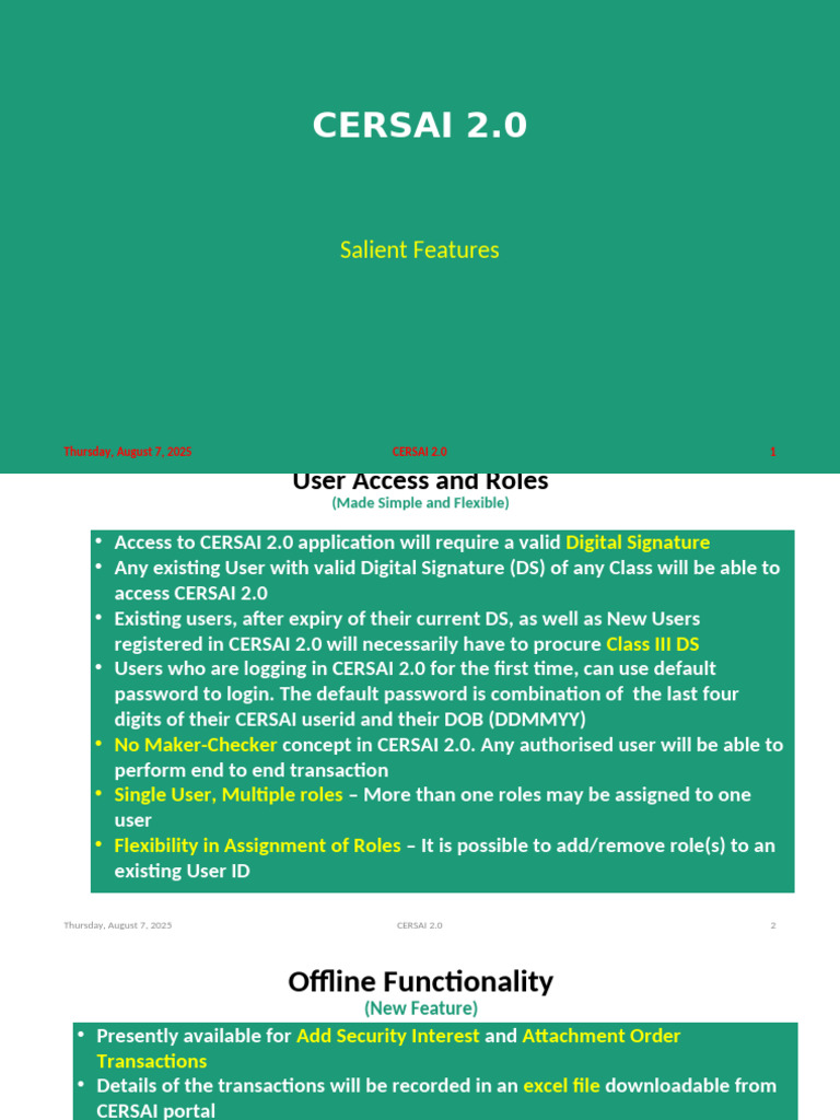 Salient Features | PDF | Information Technology | Computing