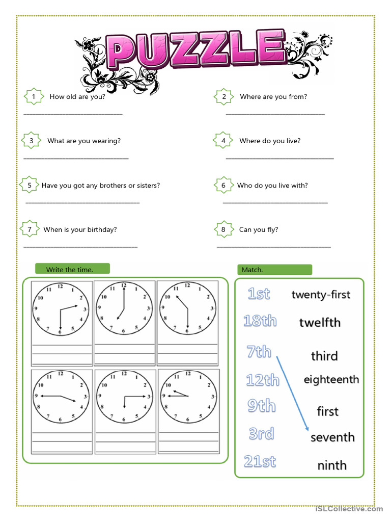 Personal Questions | PDF