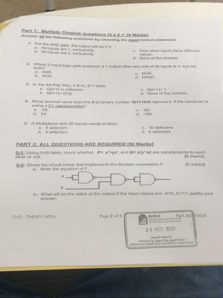 Midterm 2023-2024 | PDF