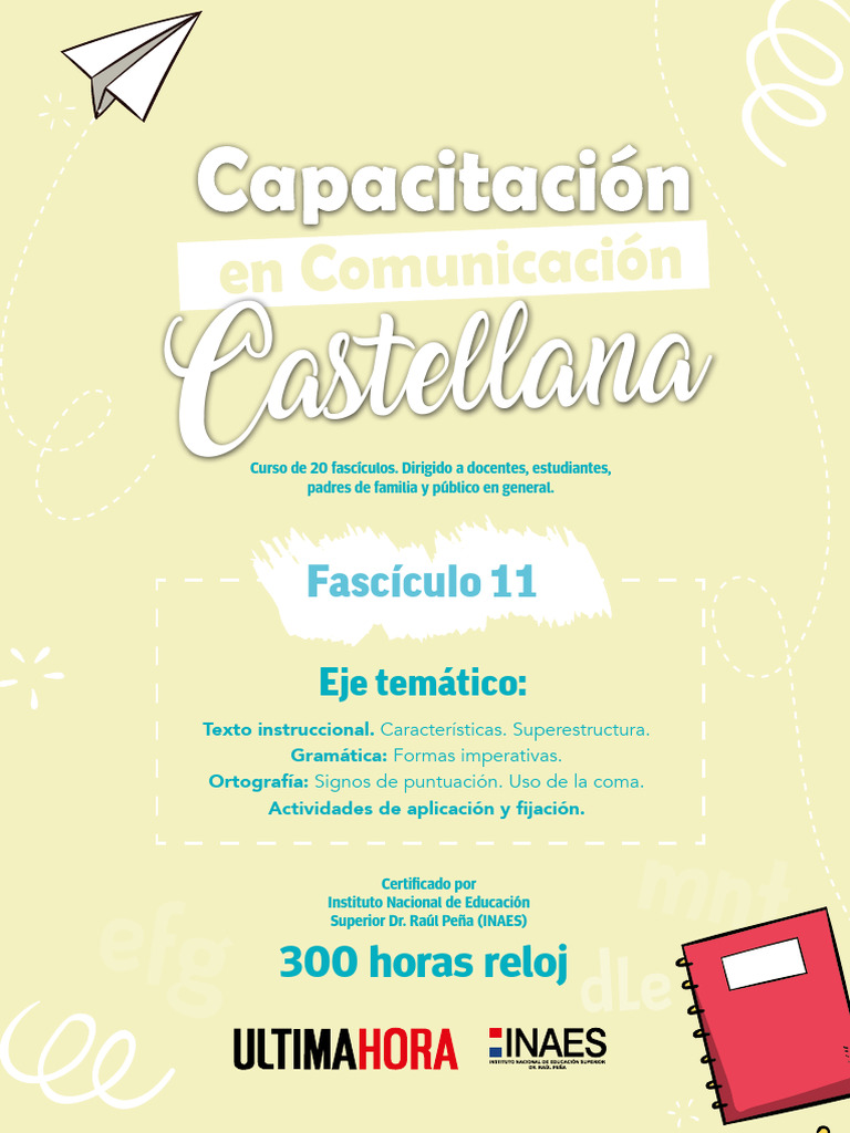 Texto Instruccional y Uso de la Coma | PDF | Coma | Asunto (gramática)