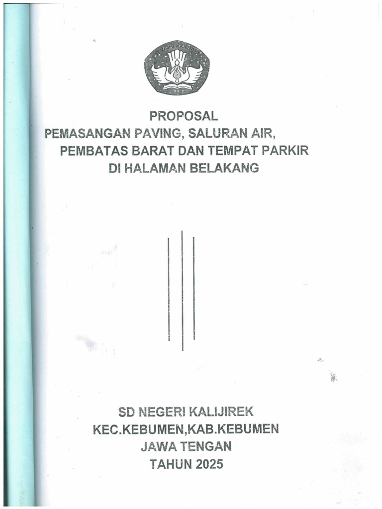 Proposal Pemasangan Paving | PDF