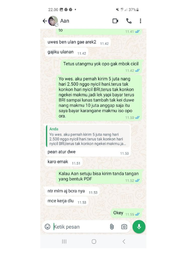 Pesan Wa | PDF