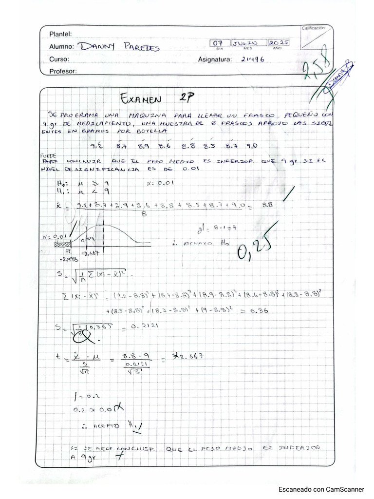 Examen U2 | PDF