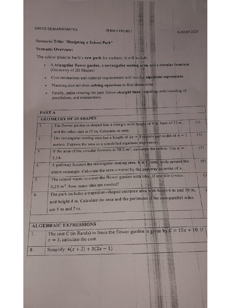 Grade 8 Mathematics | PDF