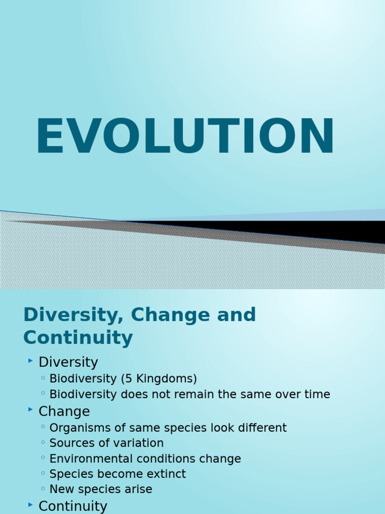 Evolution For Grade 12's | PDF | Homo | Human Evolution