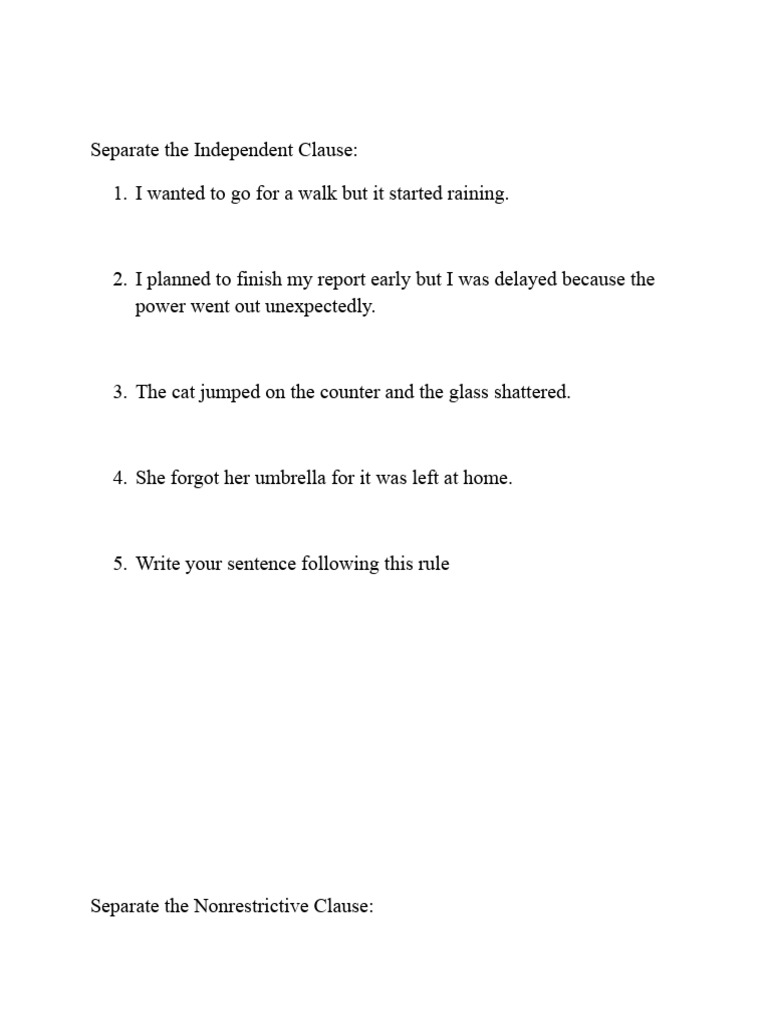 Comma Placement Practice | PDF