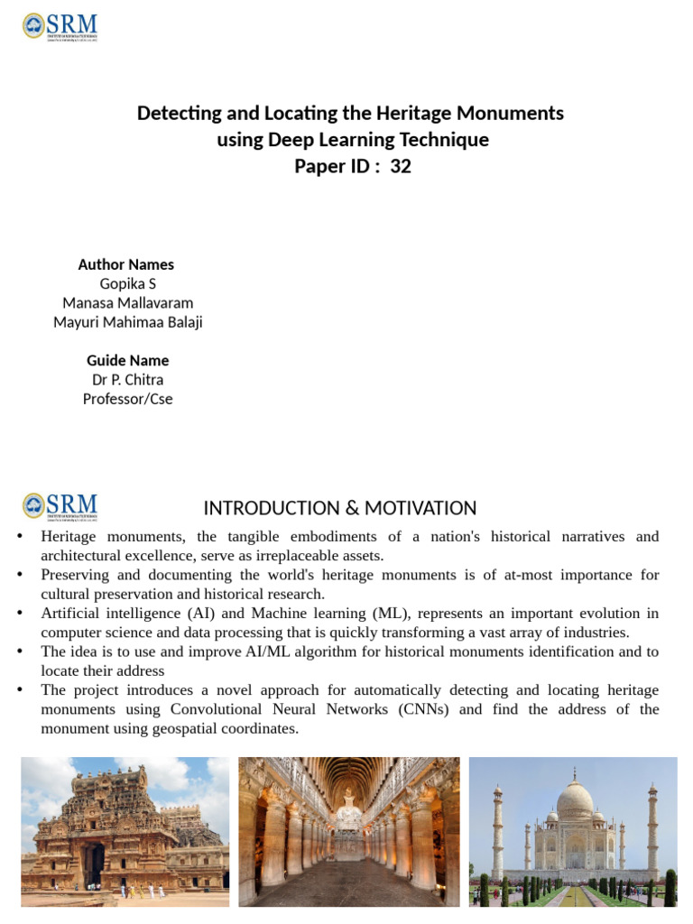 Deep Learning for Heritage Monument Detection | PDF | Machine Learning ...