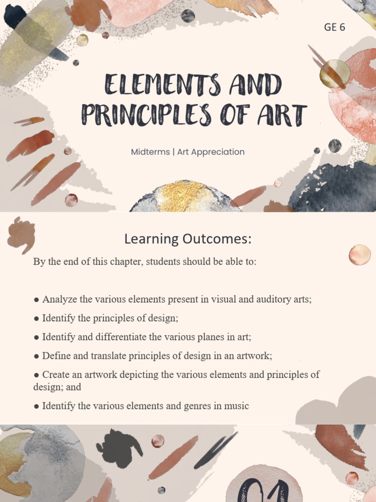 Art Appreciation Midterms PPT2 | PDF | Color | Sound