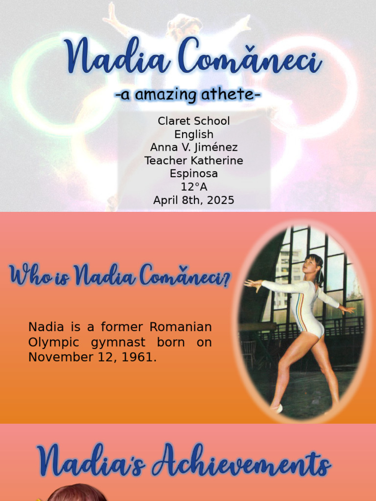 Nadia Comaneci-One Amazing Athlete | PDF