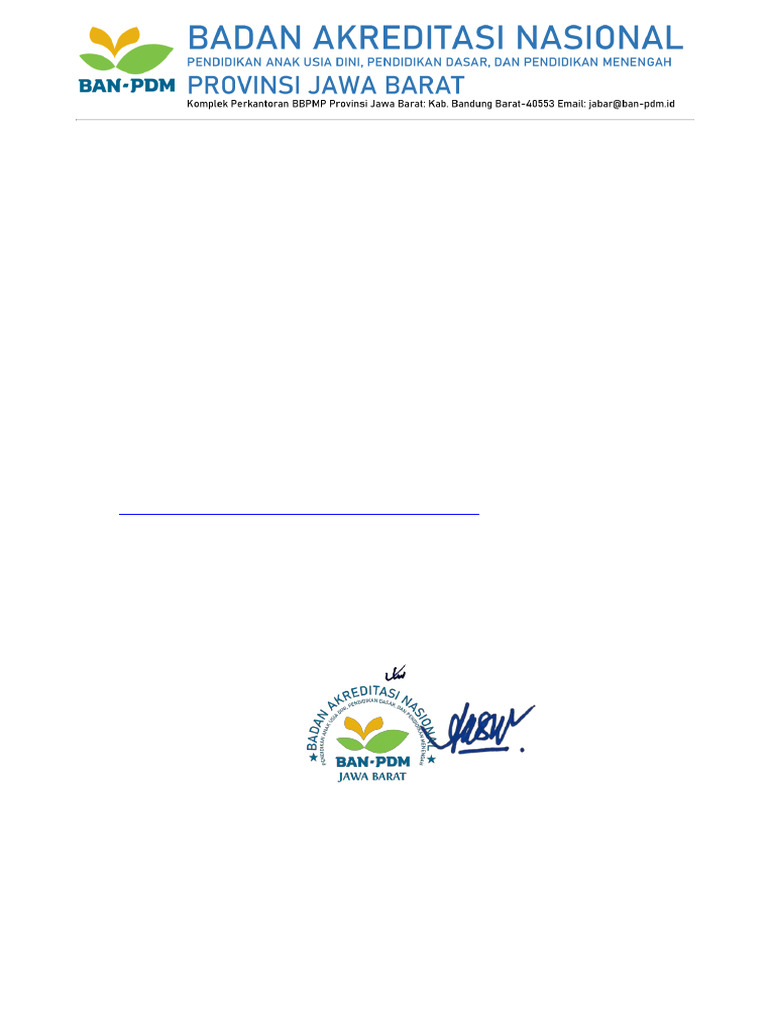 0301_Pemberitahuan Penilaian Klasifikasi Permohonan Akreditasi Tahap 1 | PDF