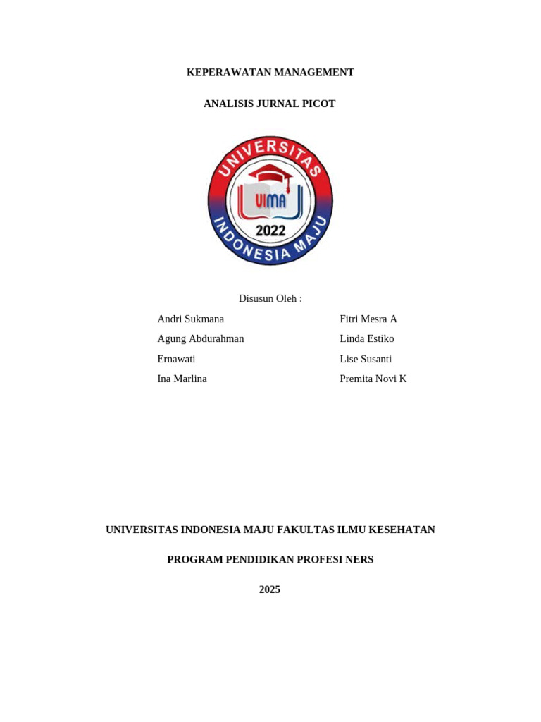 Analisis Jurnal Picot - 2 | PDF