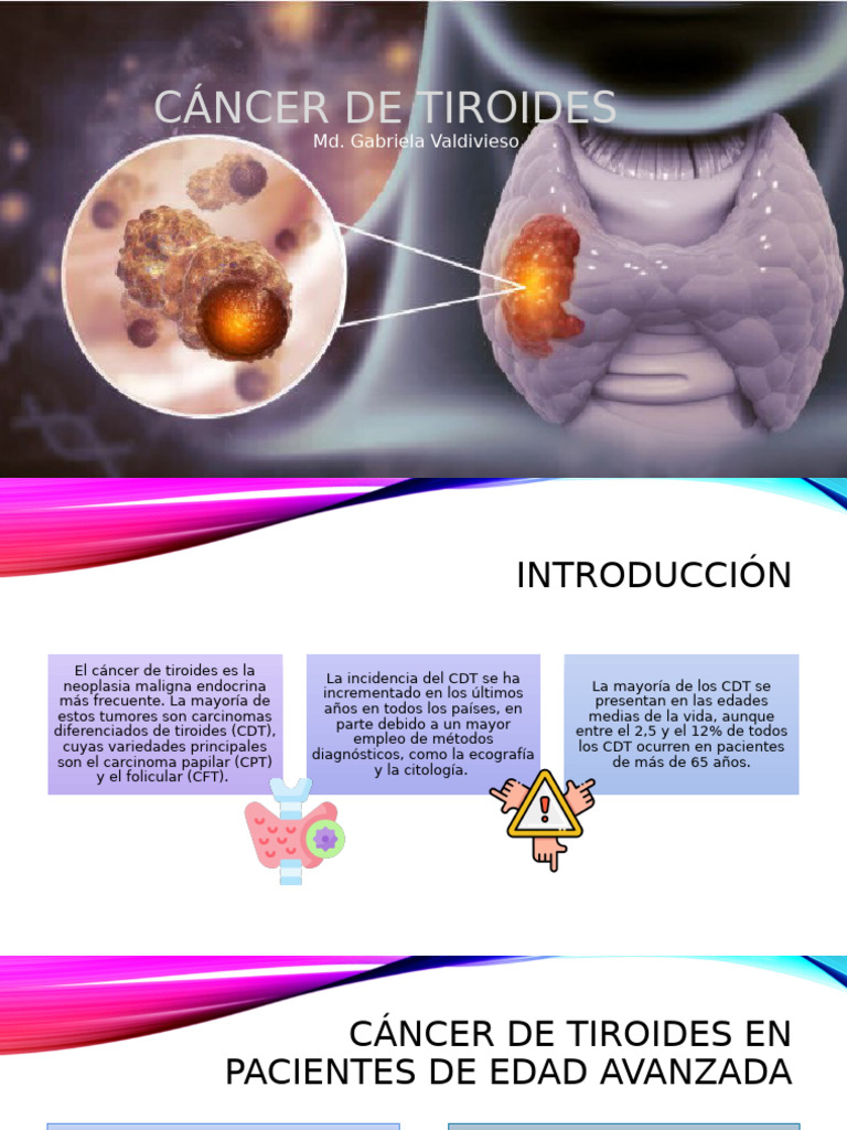 Cancer Tiroides | PDF | Especialidades Medicas | Enfermedades y trastornos