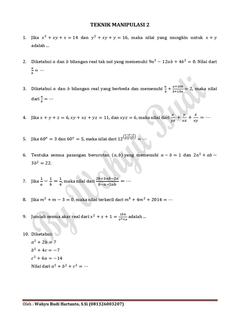 Teknik Manipulasi 2 | PDF