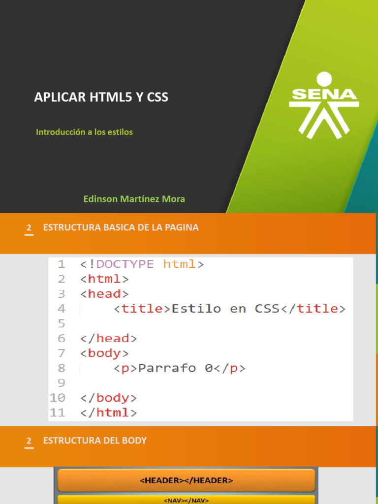 Introduccion HTML5 y CSS | PDF | Informática | ciberespacio