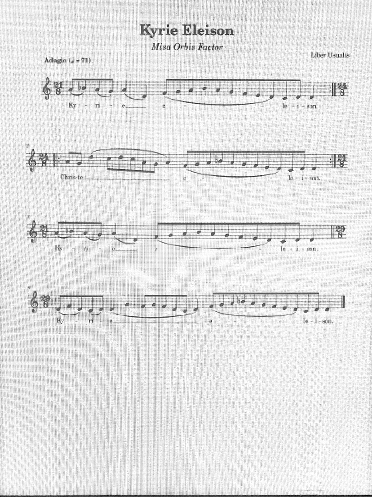 Kyrie Eleison | PDF