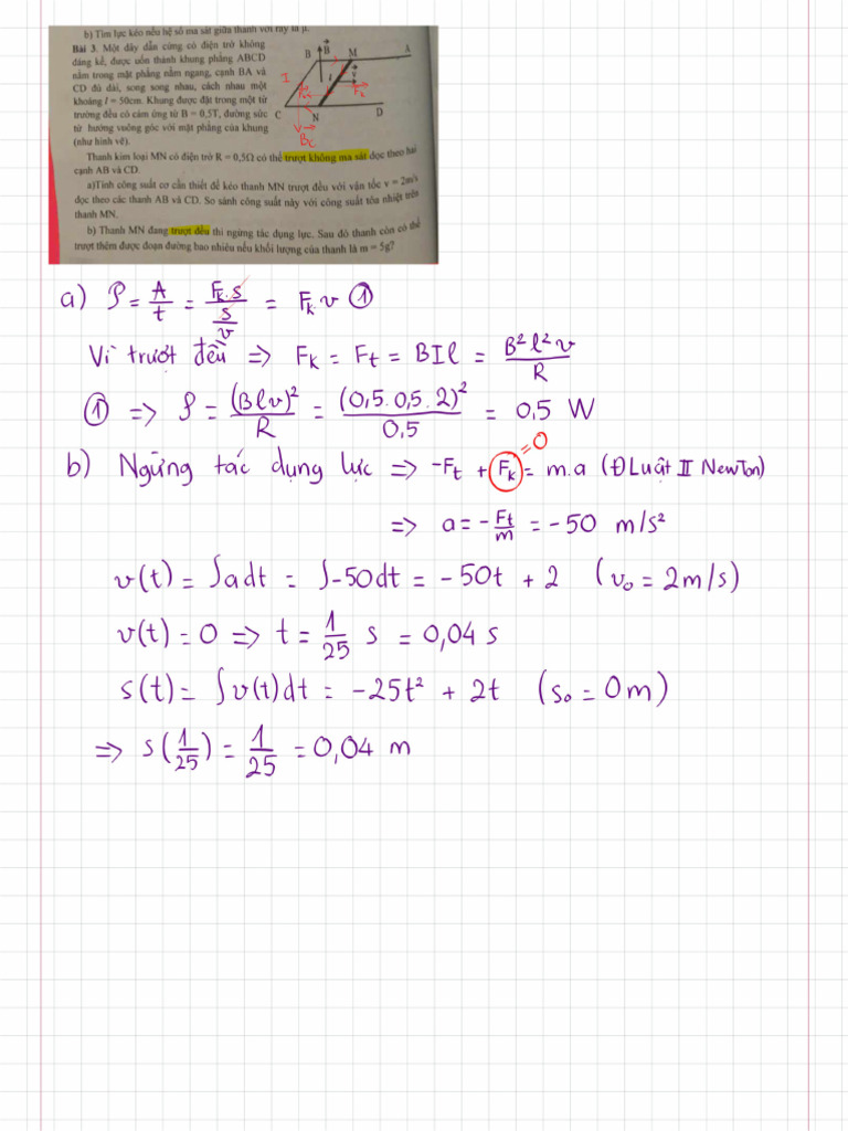 giải đề kt a1 | PDF