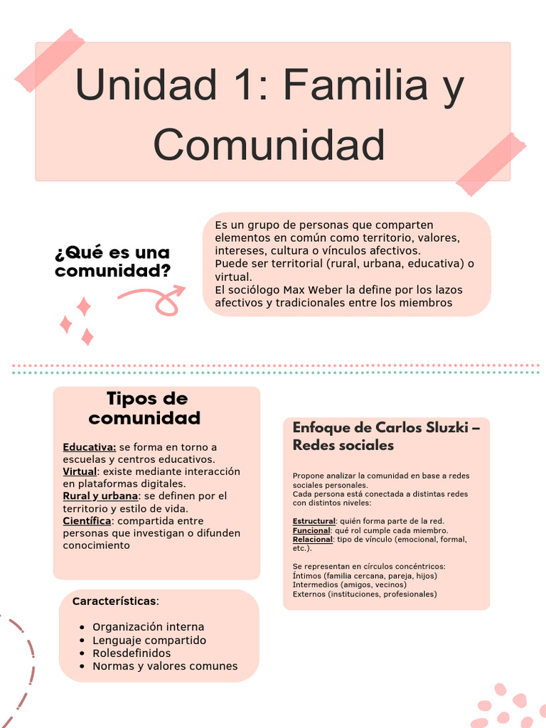 Tipos de Familias y Comunidades en Chile | PDF | Familia | Parentesco