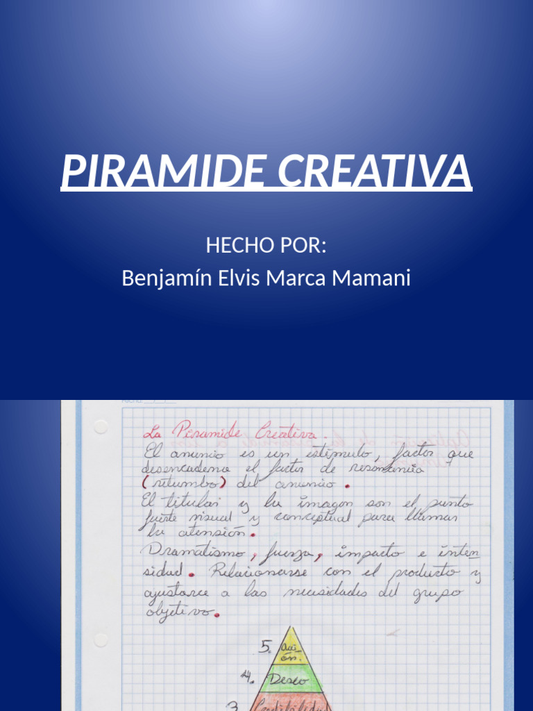 Piramide Creativa | PDF