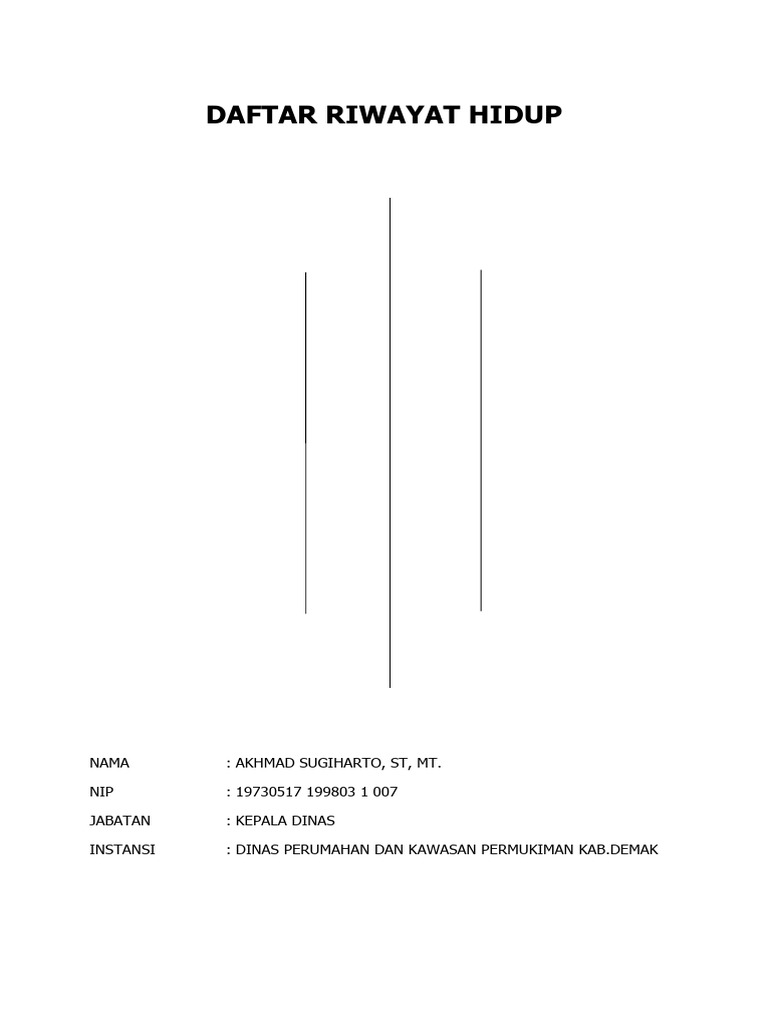 CV Kepala Dinas Sugiharto St. MT | PDF