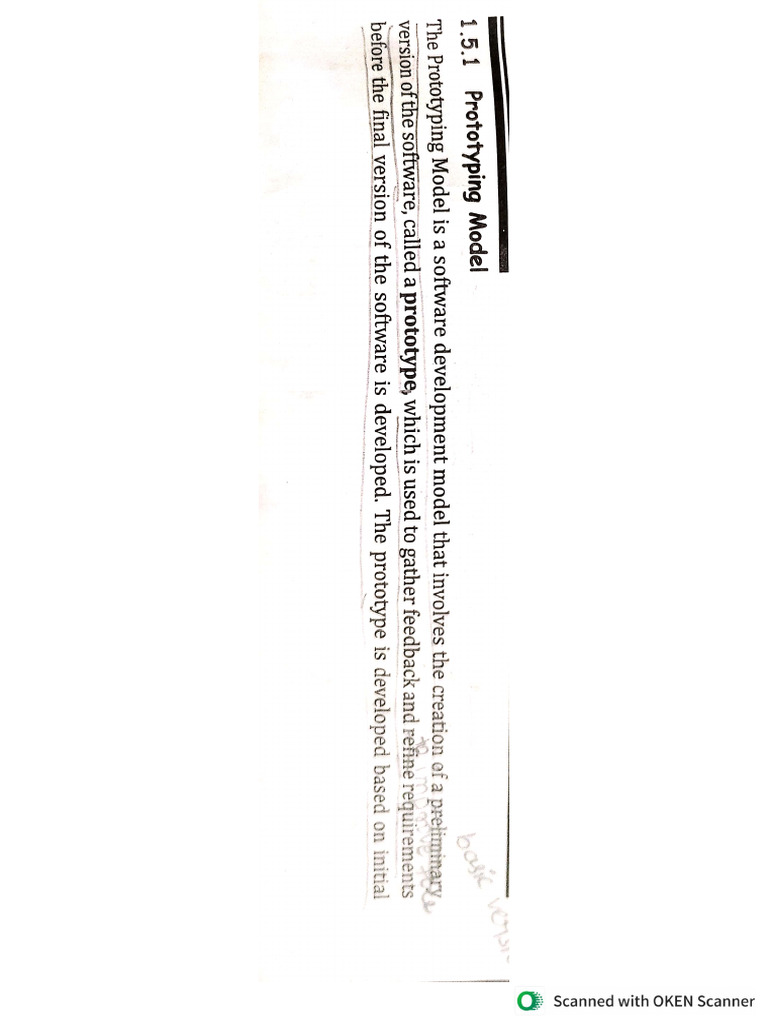 Prototype, Evolutionary Model | PDF