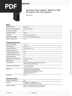 BMXDDI1602 Discrete Input Module Data | PDF | Power Supply | Logic Gate