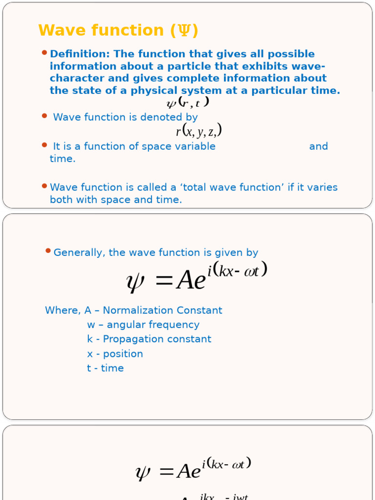 4.2-Quantum Mechanics | PDF | Wave Function | Waves