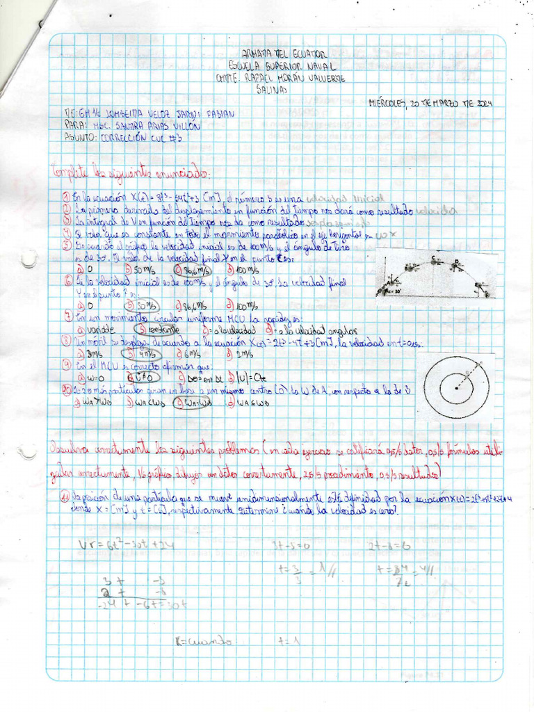 Correción CUC 3 | PDF