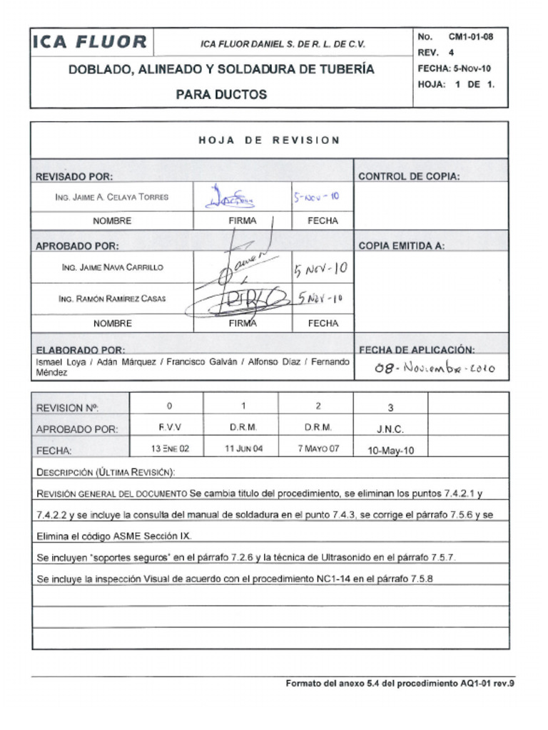 CM 10108 | PDF | Soldadura | Construcción