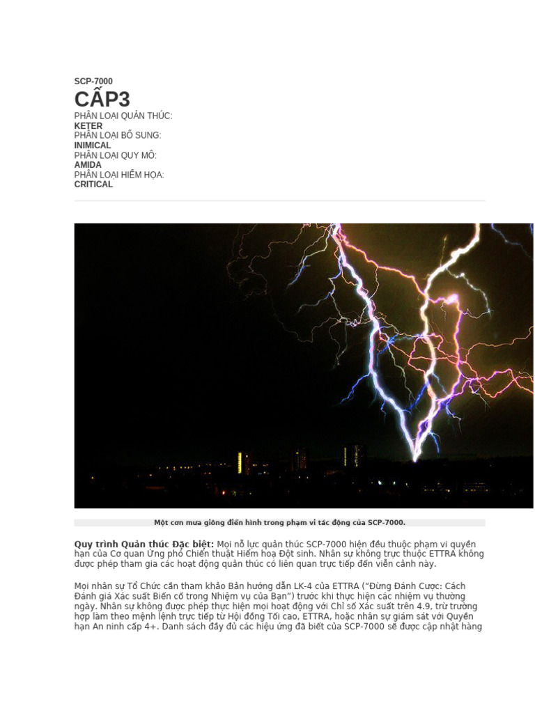 Phân Loại Quản Thúc: Phân Loại Bổ Sung: Phân Loại Quy Mô: Phân Loại Hiểm Họa | PDF