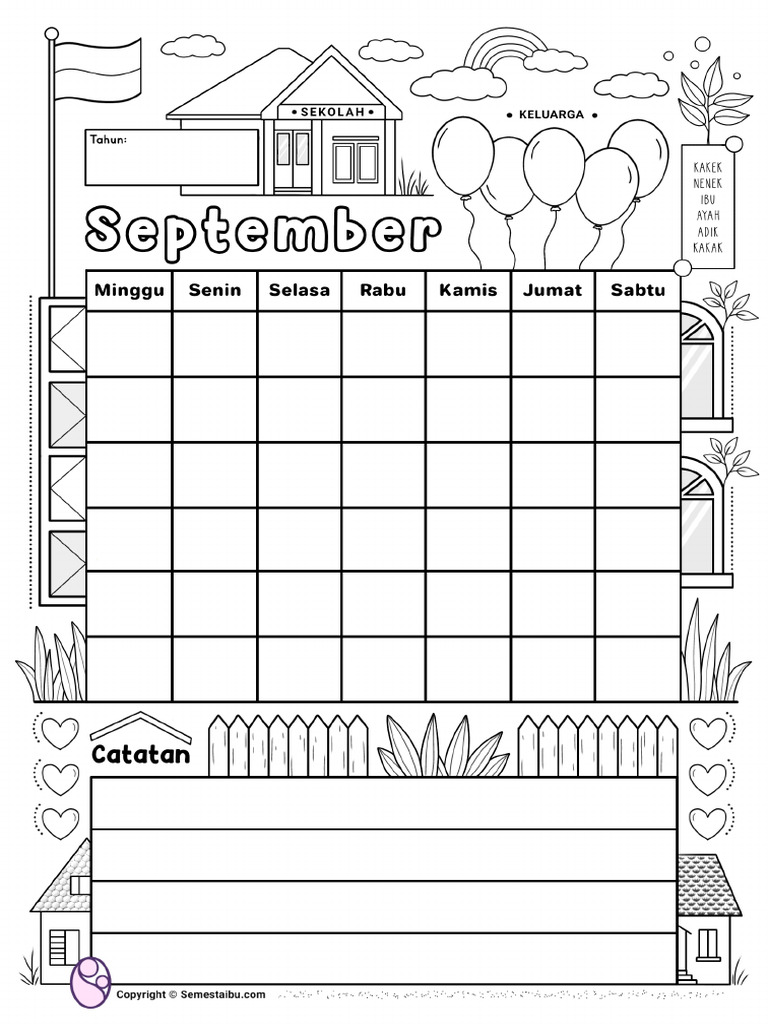 September - Tema Lingkunganku | PDF