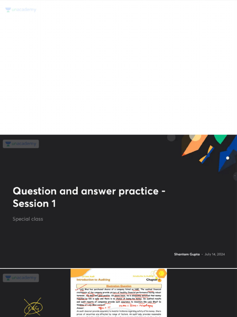 Question and Answer Practice Session 1 With Anno | PDF