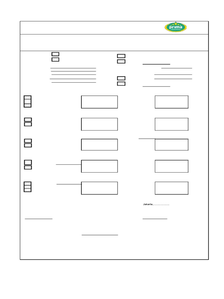 Formulir Exit Clearance Karyawan PFM | PDF