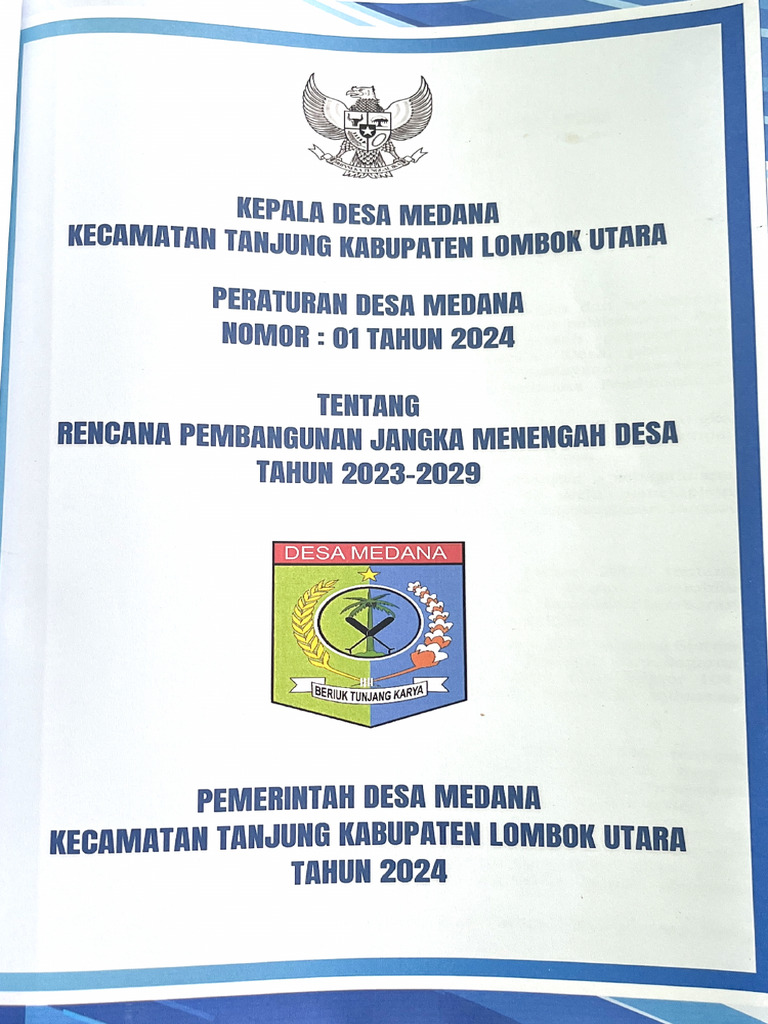 Depan RPJMDes Merged-2 | PDF