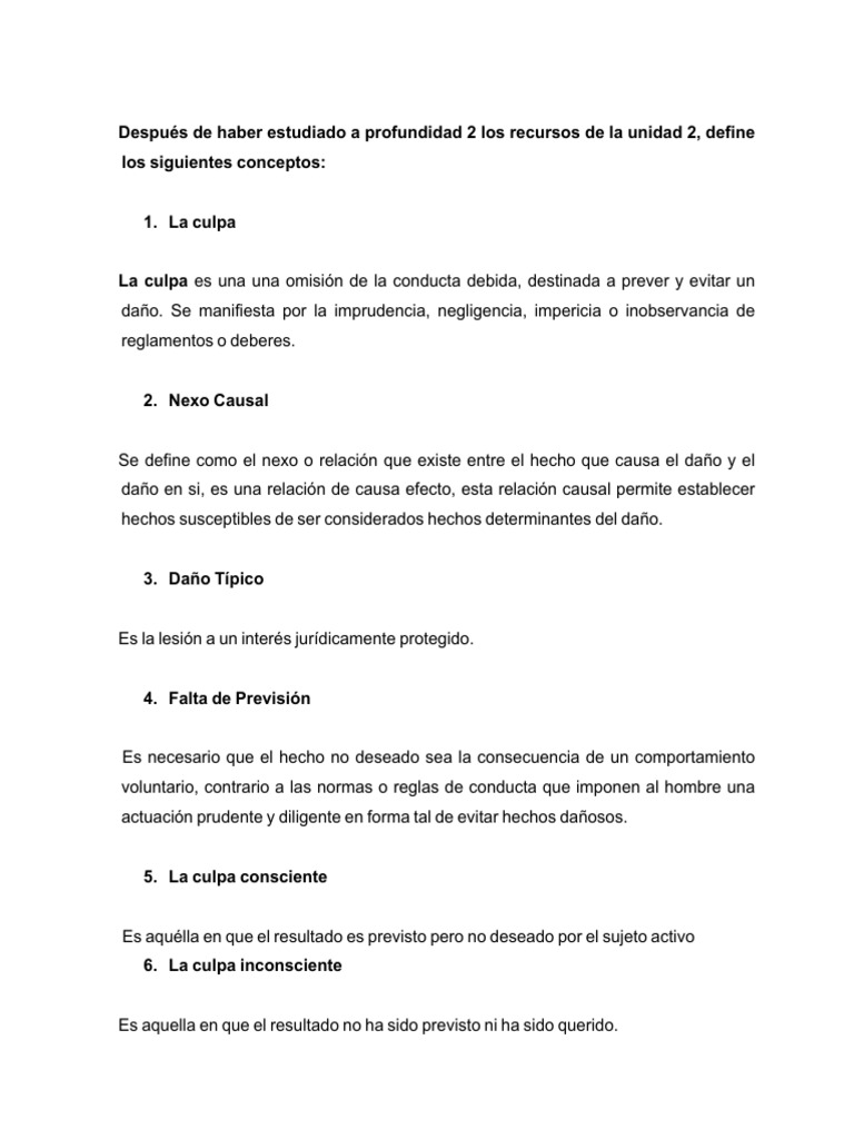 Unidad 2. Actividad 1. Entregable | PDF | Justicia | Crimen y violencia