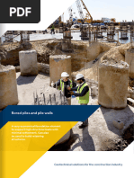 Secant Pile Wall Design Example | PDF | Deep Foundation | Civil Engineering